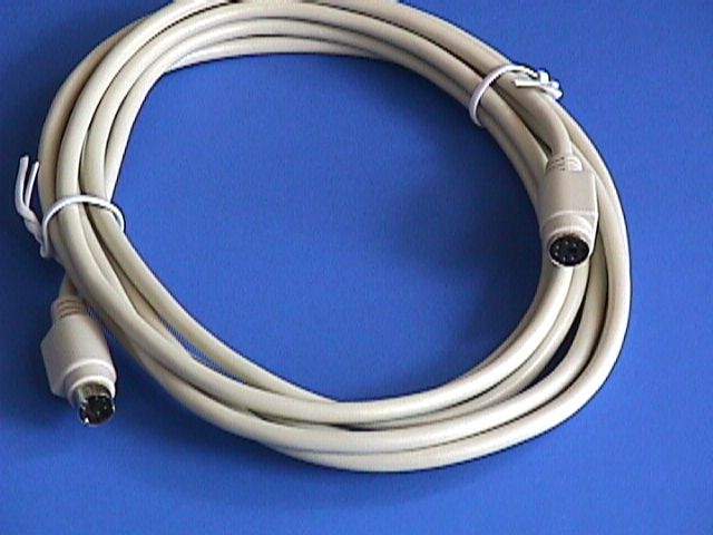 10ft Keyboard Mouse Extension Cable Minidin6 Male Female Ps2